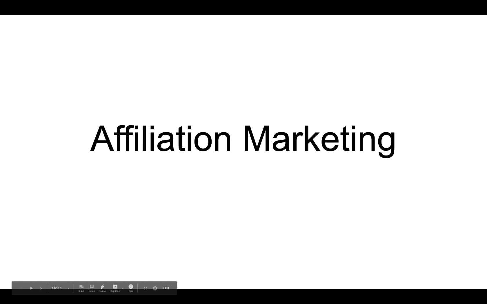 1 Qu'est ce que l'affiliation on Vimeo