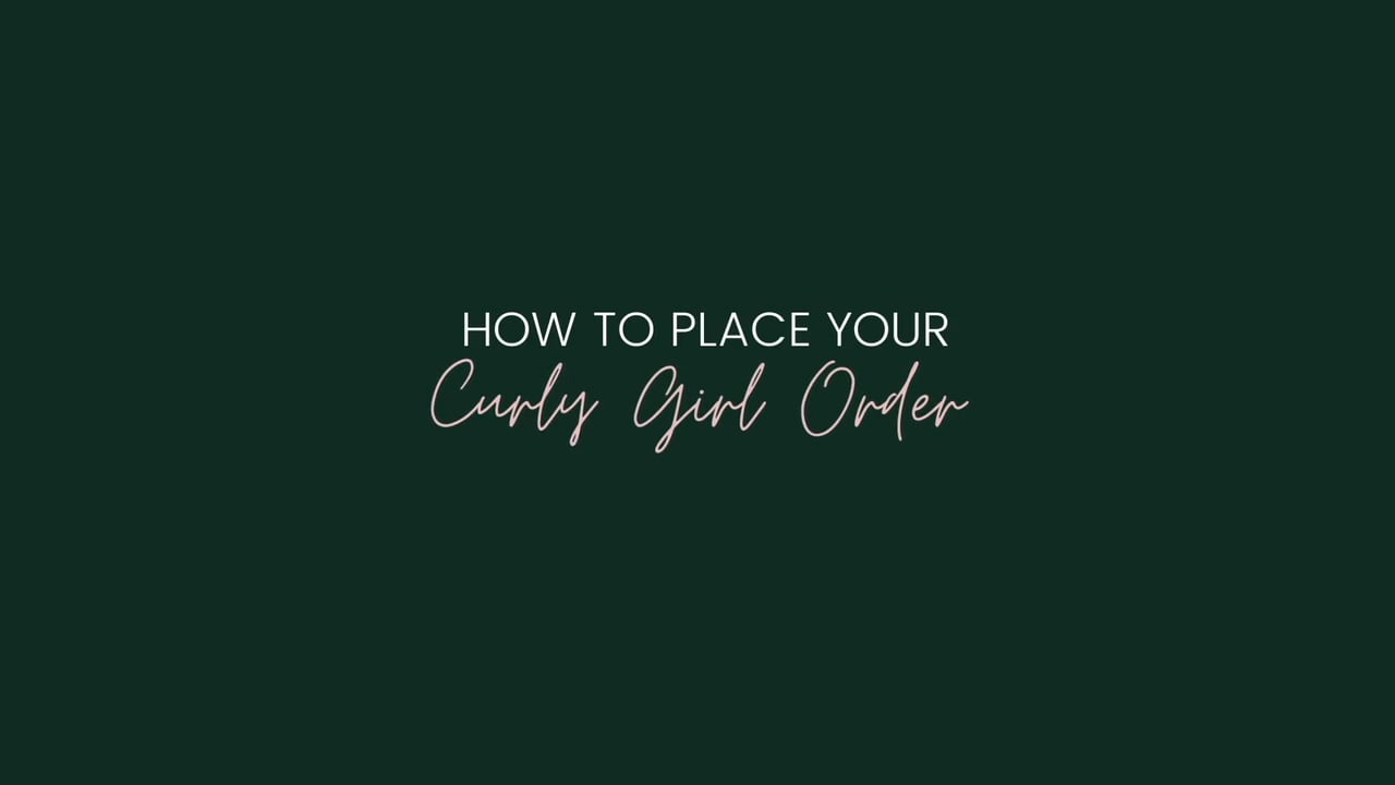 How to Place Your Curly Girl Order Through Monat | Tara Bohm on Vimeo