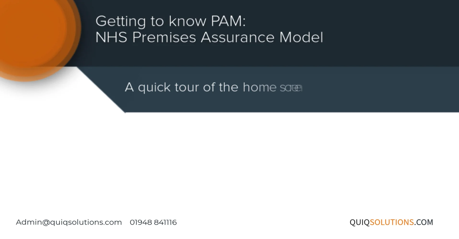 PAM Overview homescreen on Vimeo