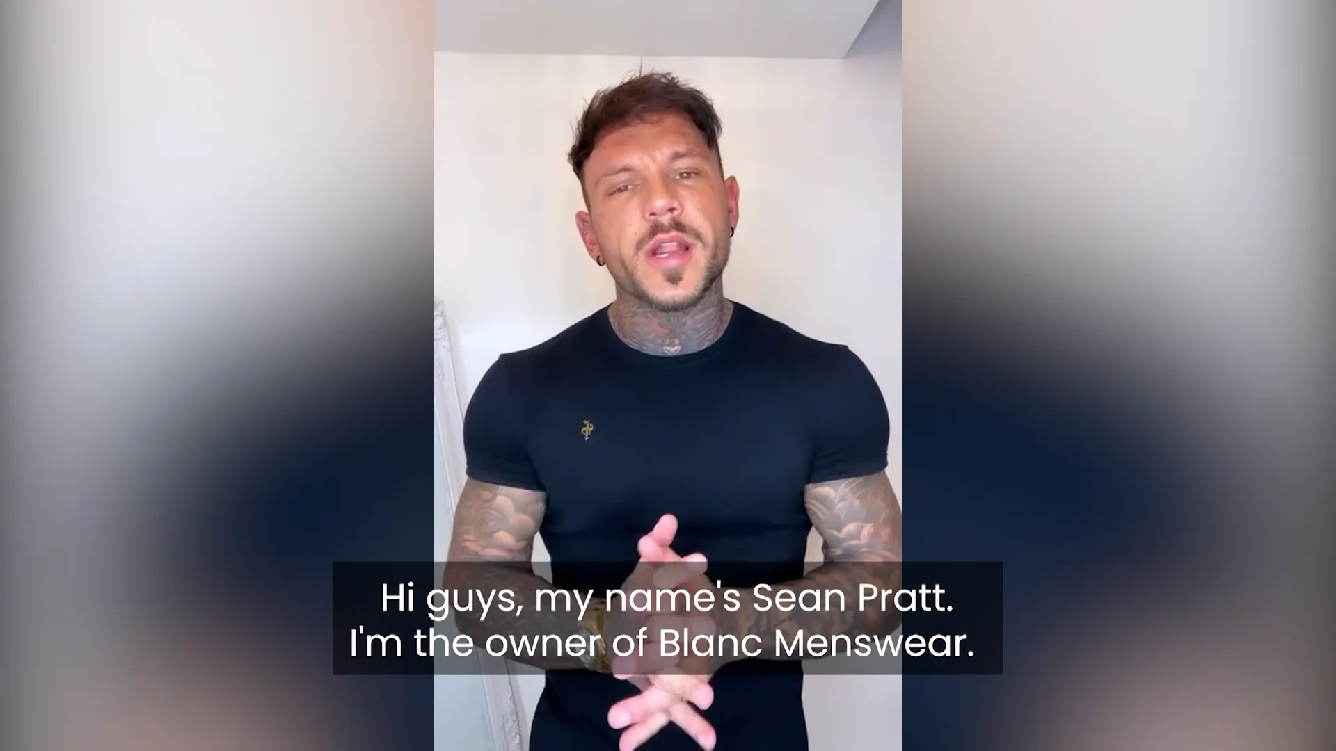 Testimonial Sean Blanc Menswear on Vimeo