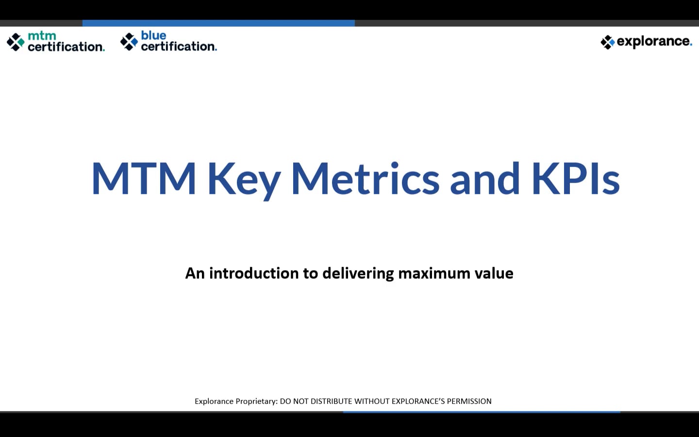 MTM KPIs and Key Metrics on Vimeo