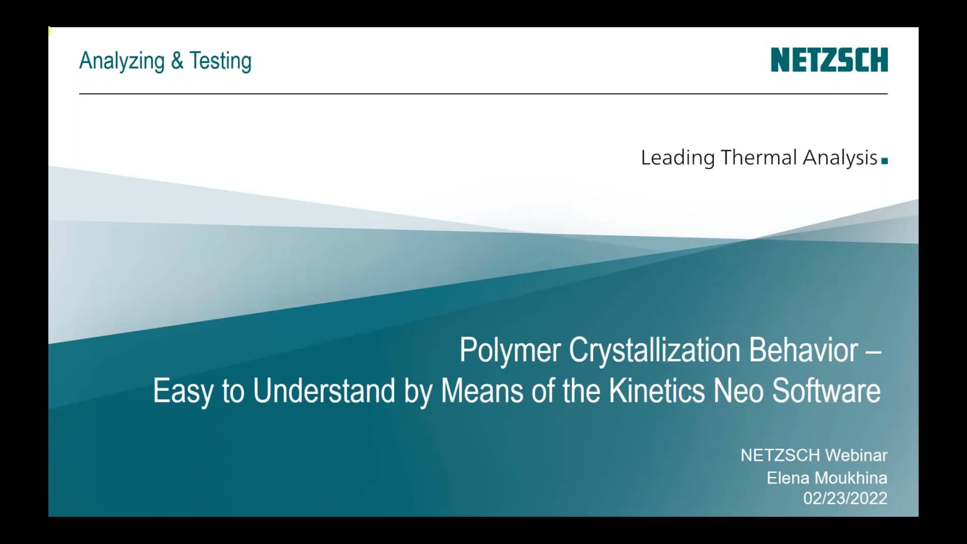 Polymer Crystallization Behavior - Easy to Understand by Means of the ...