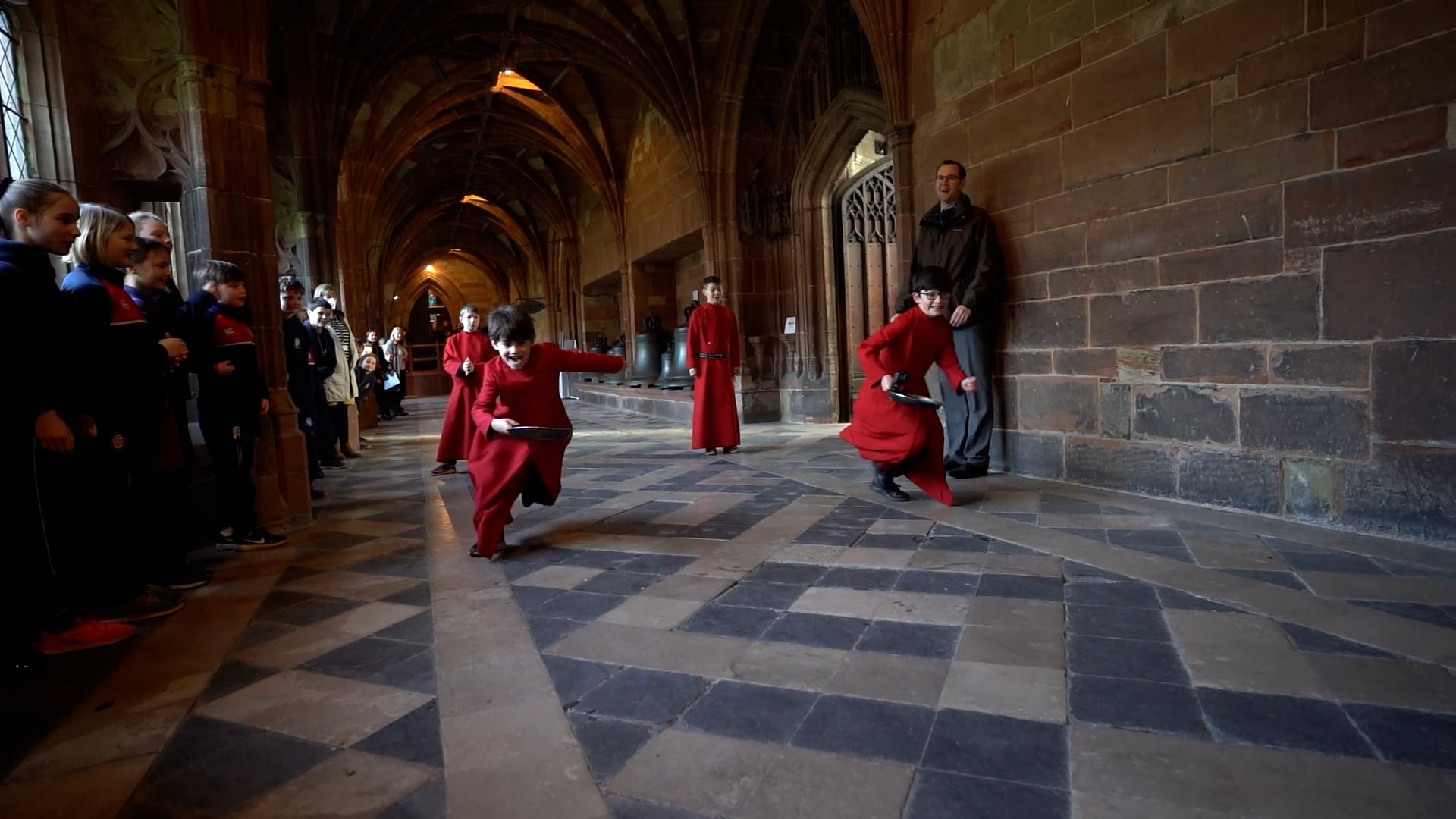 Worcester Cathedral Pancake Race 2022 on Vimeo