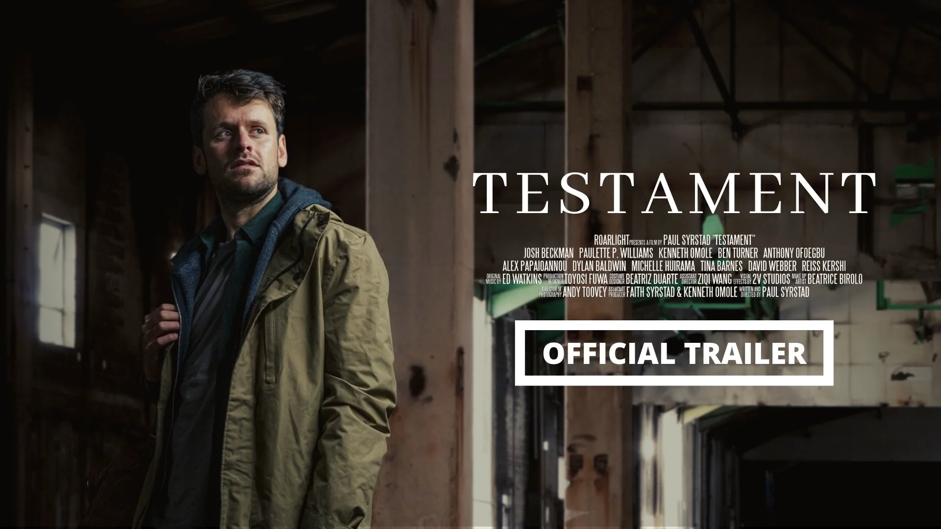 Testament (Official Trailer #1) on Vimeo