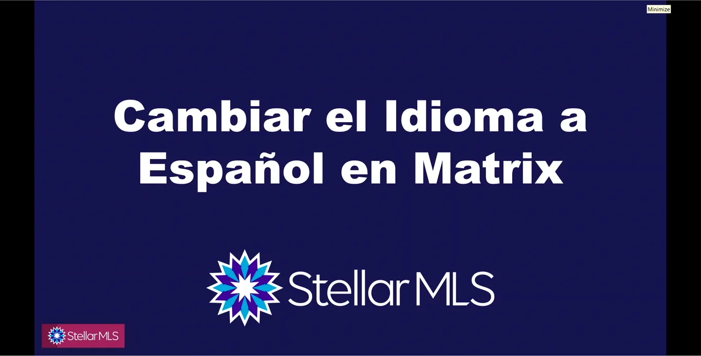 Cambiar el idioma a Español en Matrix