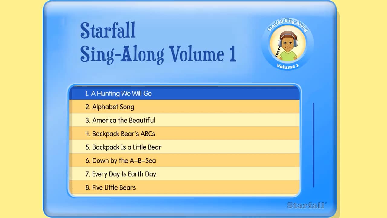 Sing-Along Vol 1 - Starfall on Vimeo