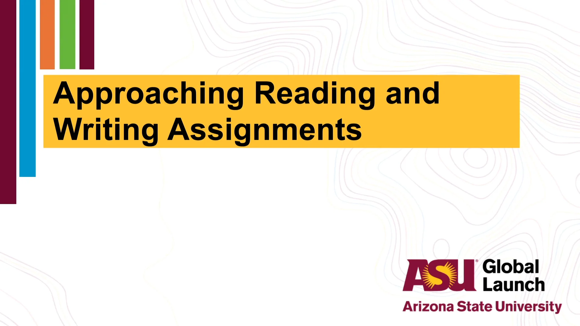 Approaching Reading and Writing Assignments on Vimeo
