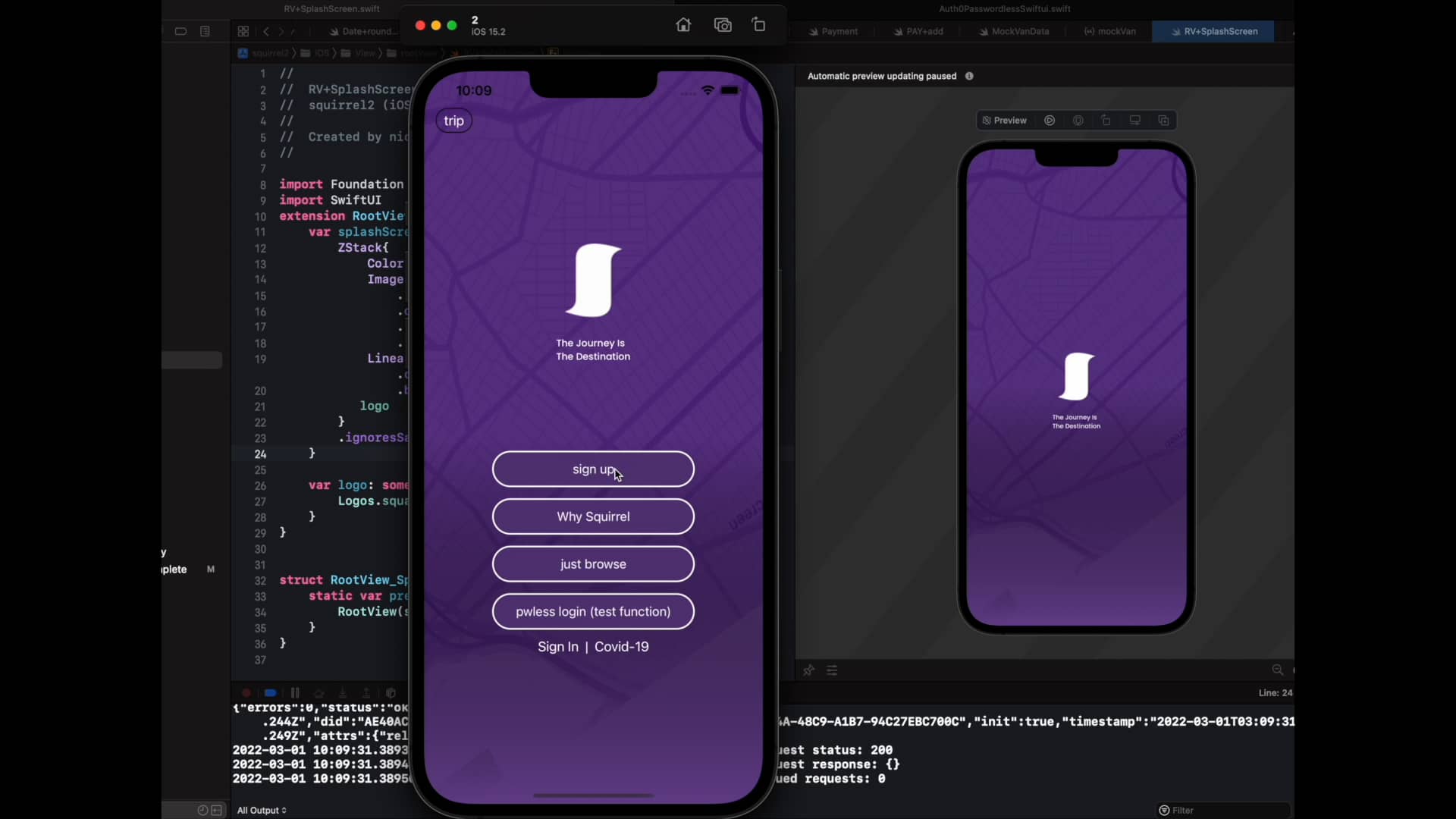 Squirrel App Build Demo on Vimeo