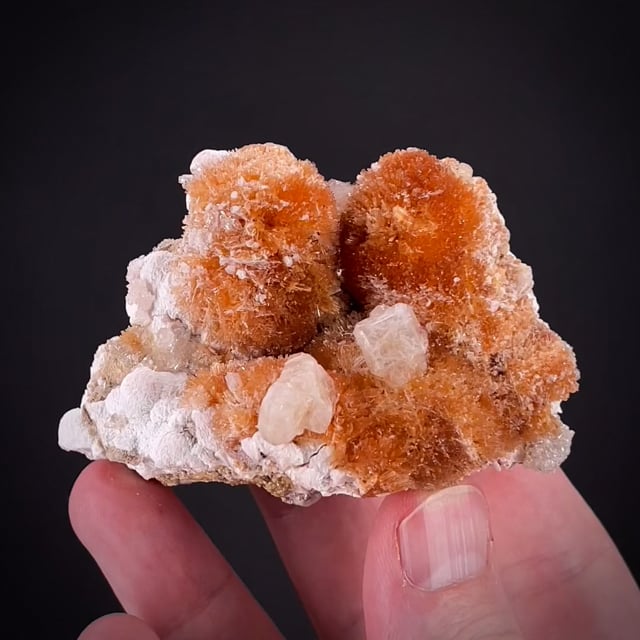 Red Prehnite with Xonotlite, Fluorapophyllite and Calcite - PRE22-1 - N ...