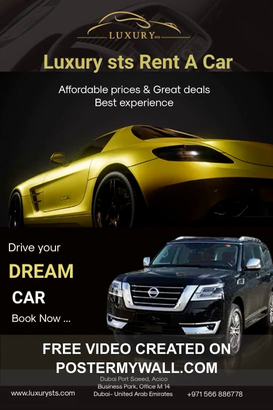 Copy of Auto Dealership Poster - Made with PosterMyWall on Vimeo