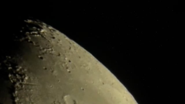 Moon, Space, Moon Through A Telescope. Free Stock Video - Pixabay