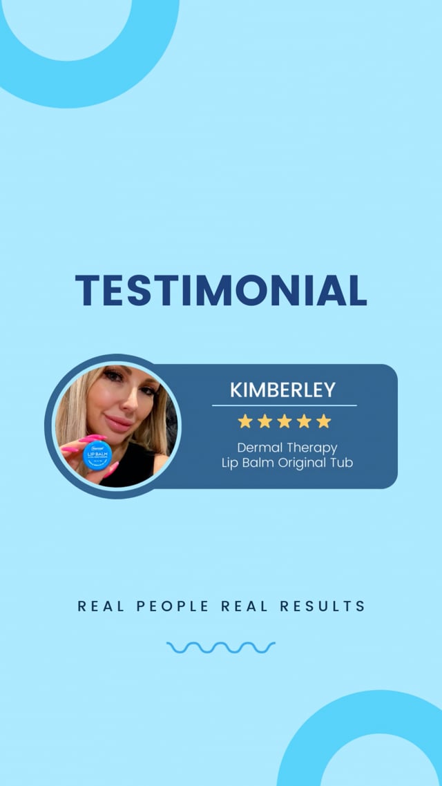 Lip Balm Original Tub | Best moisturising lip balm | Dermal Therapy