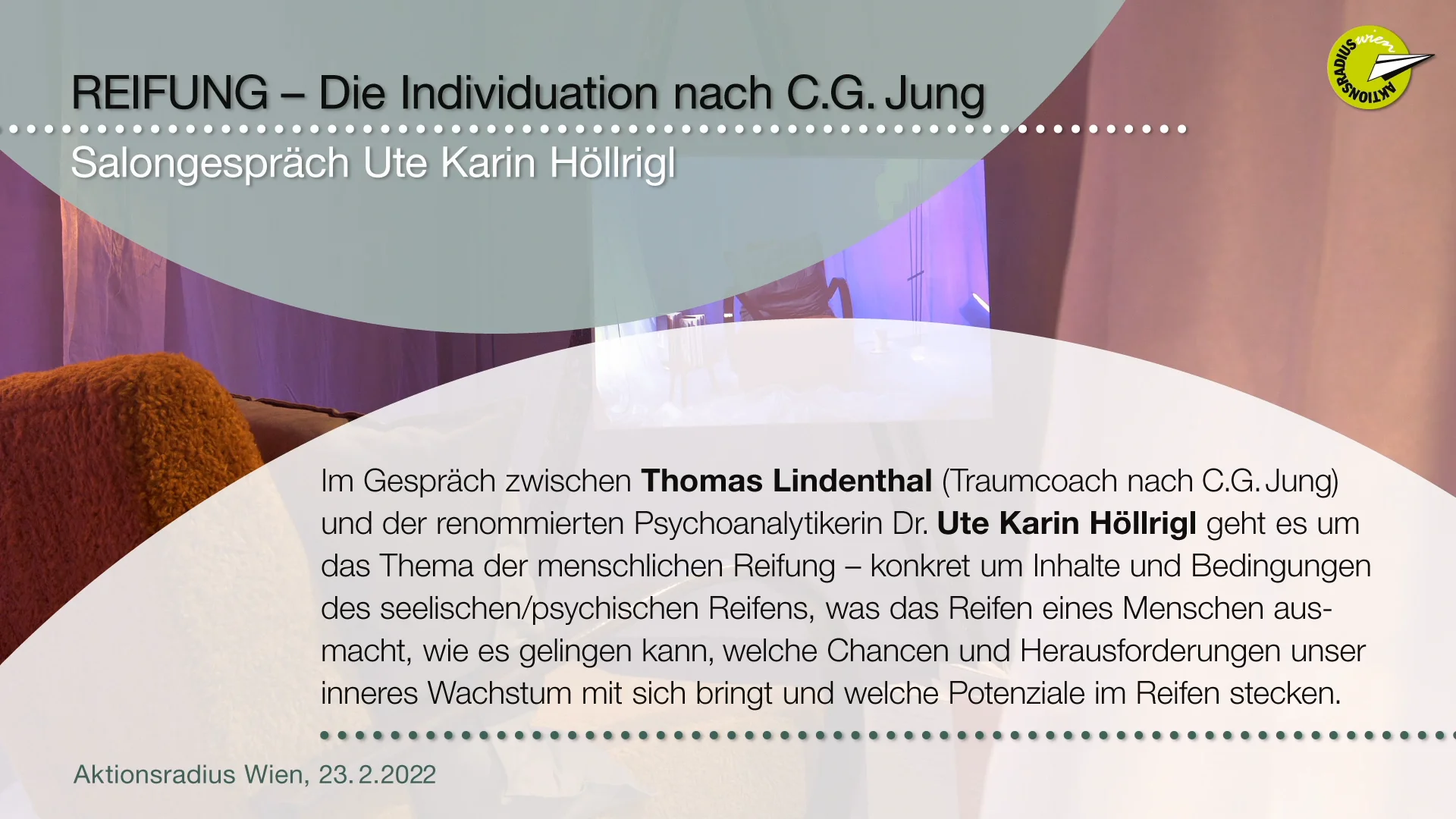 REIFUNG – Salongespräch Ute-Karin Höllrigl & Thomas Lindenthal