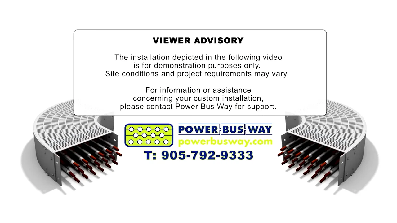 Power Bus Way - Cable Bus Installation Demo