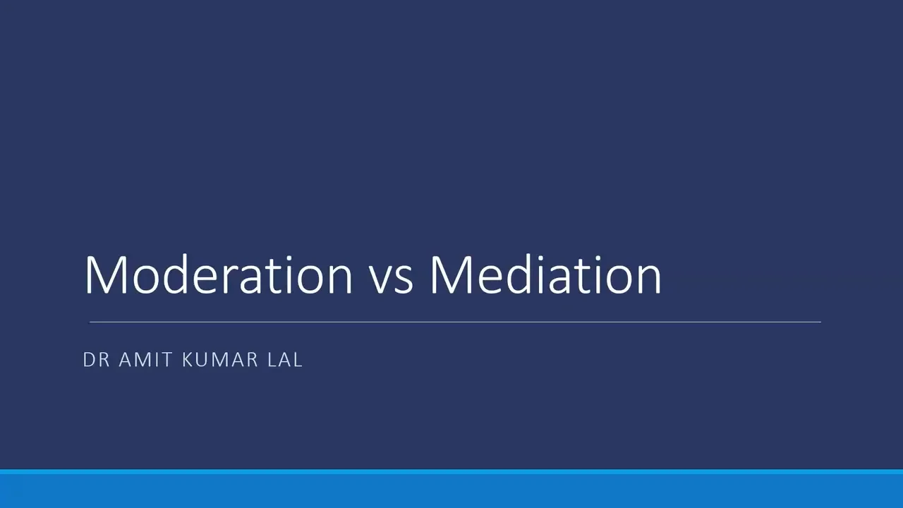 5.3 Moderation_vs_Mediation_variable on Vimeo