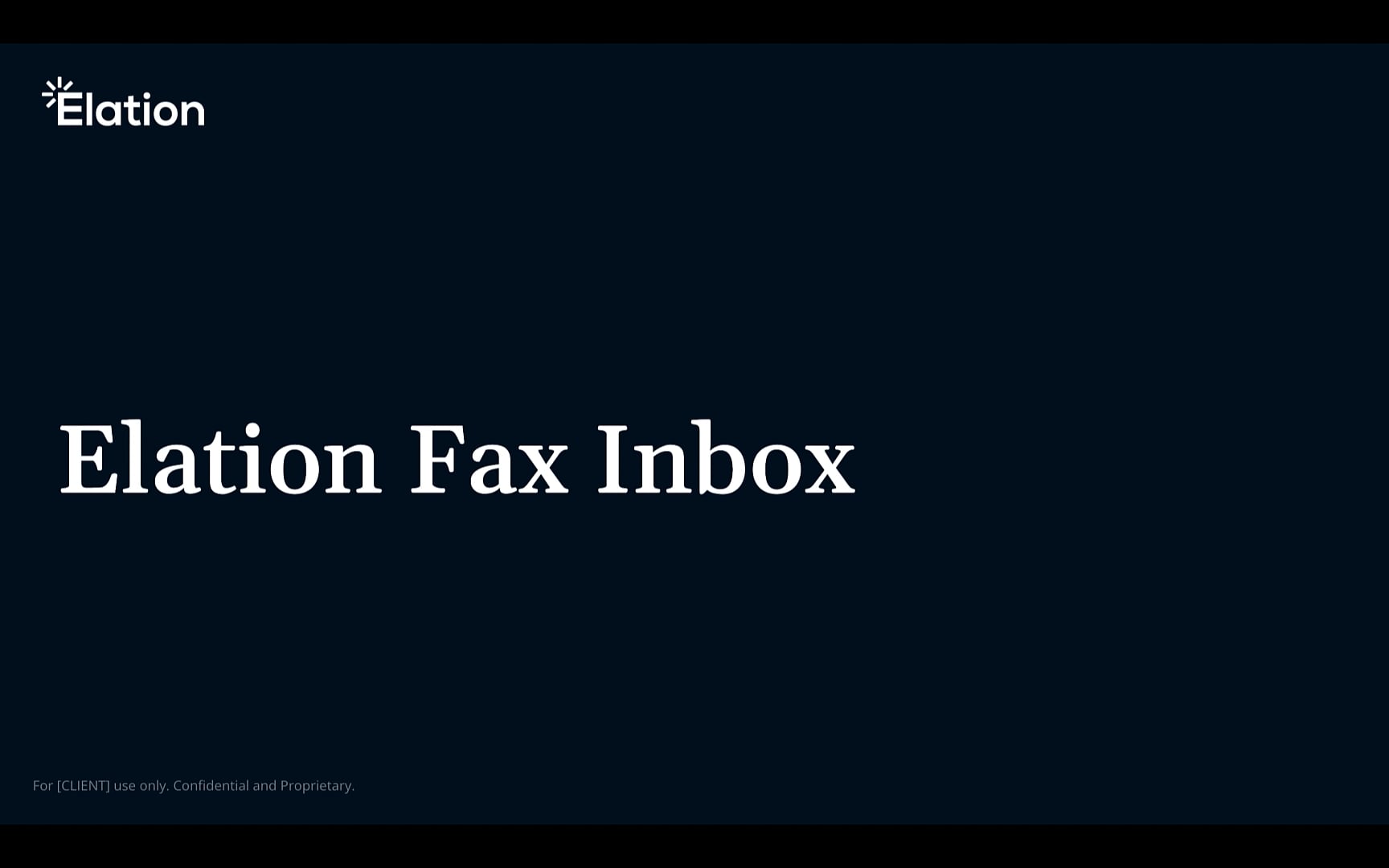 Fax Inbox | Feature Highlight