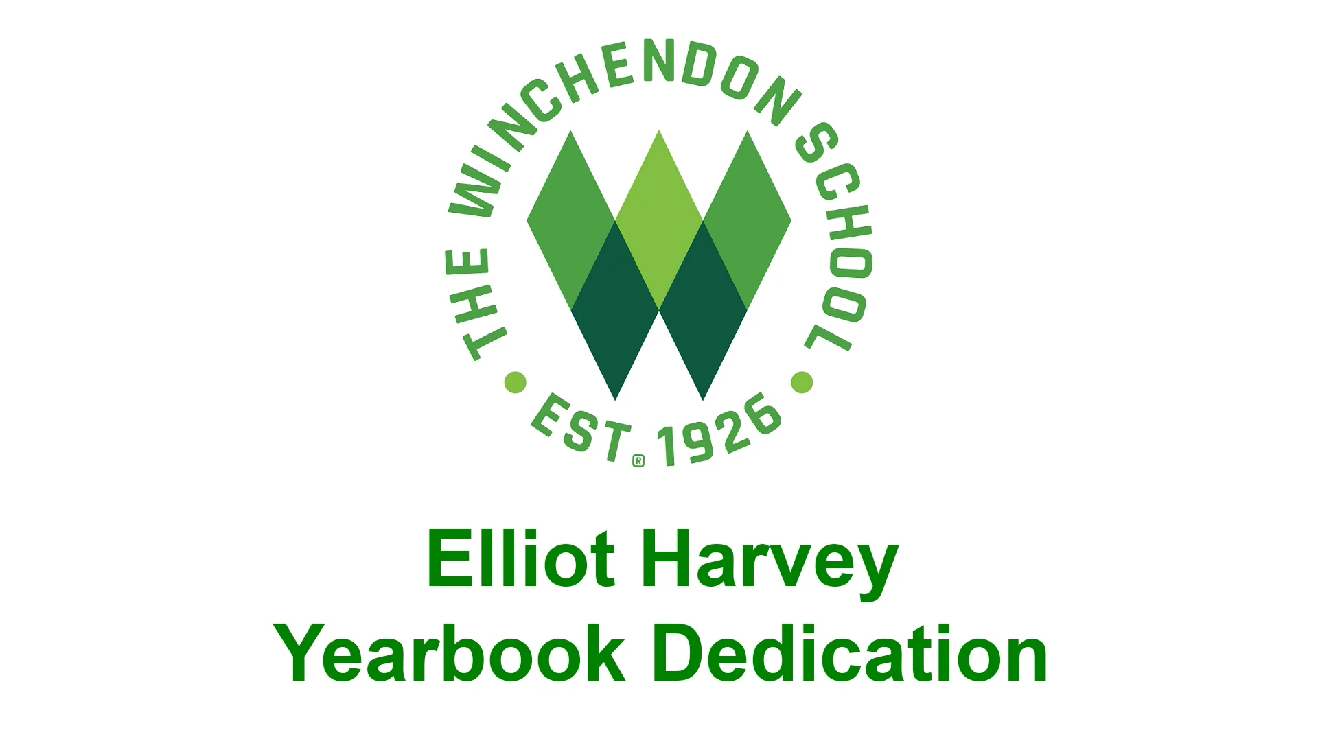 Yearbook and Front Porch Dedication on Vimeo
