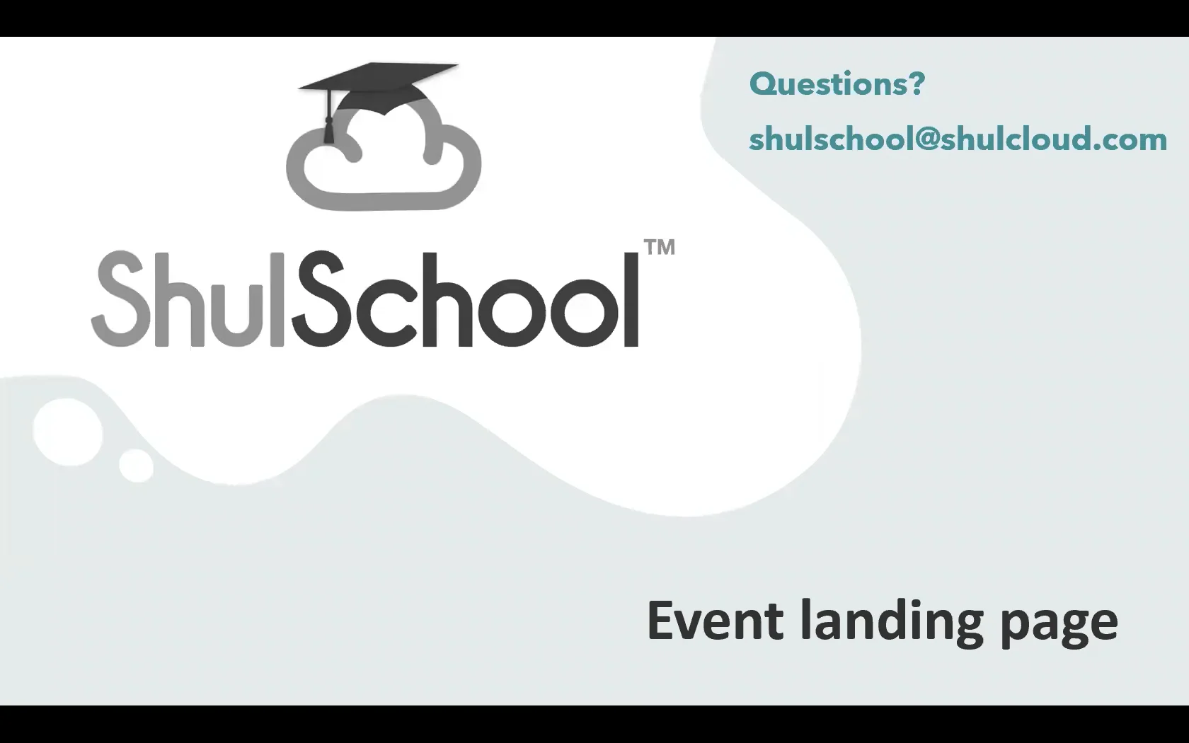 Event Landing Page on Vimeo