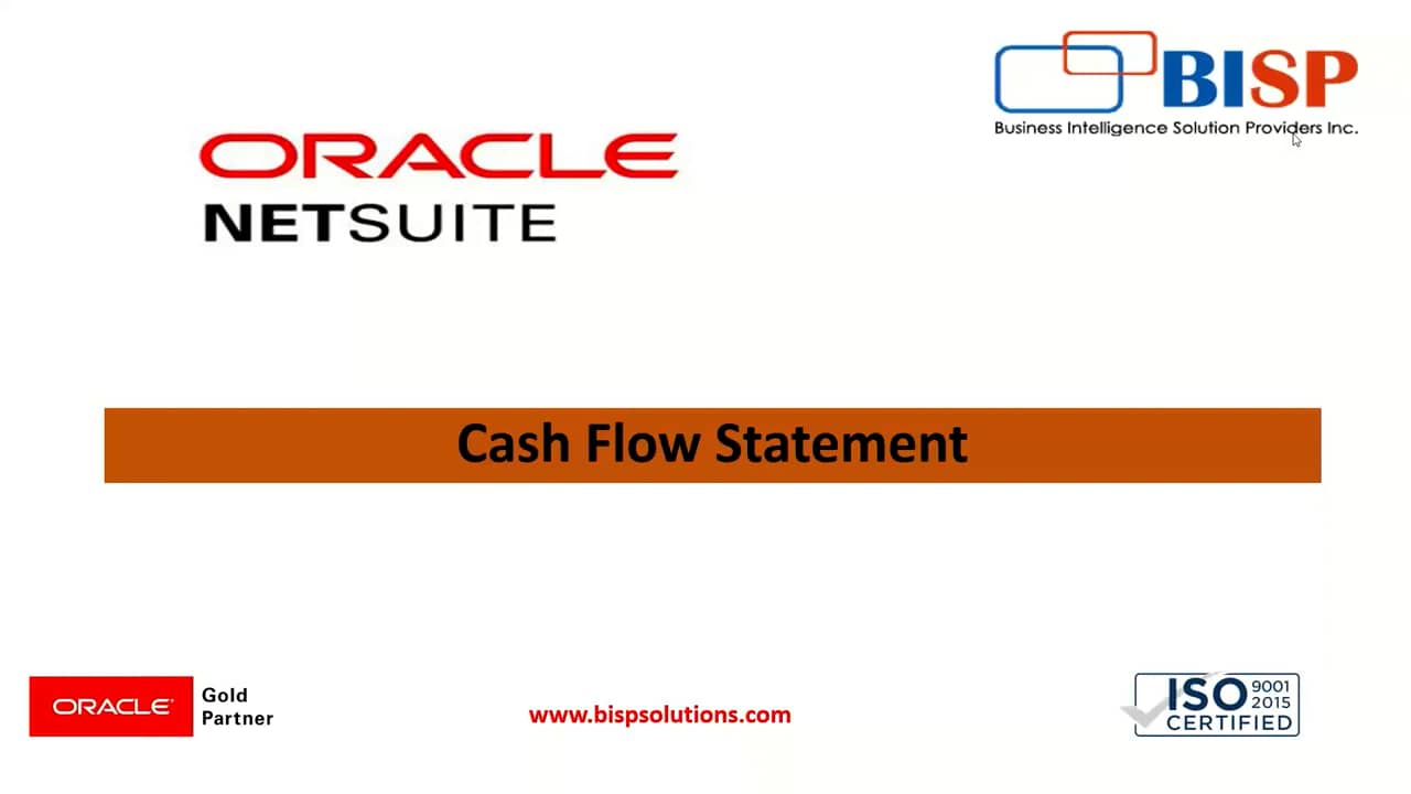 Oracle NetSuite Cash Flow Statement _ NetSuite Cash Flow Statement ...