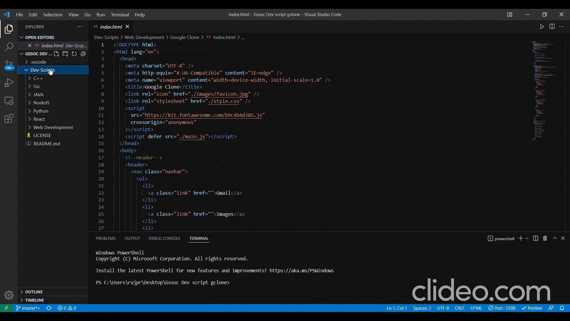 indexhtml-gssoc-dev-script-gclone-visual-studio-code-2022-03-06-02-21-03_MNHSfrbB.mp4 on Vimeo