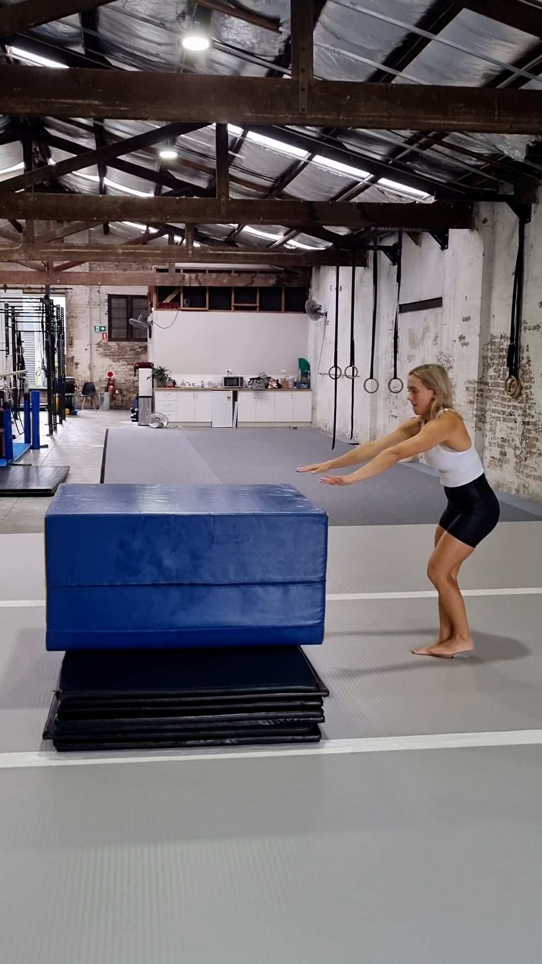 Forward roll over box on Vimeo