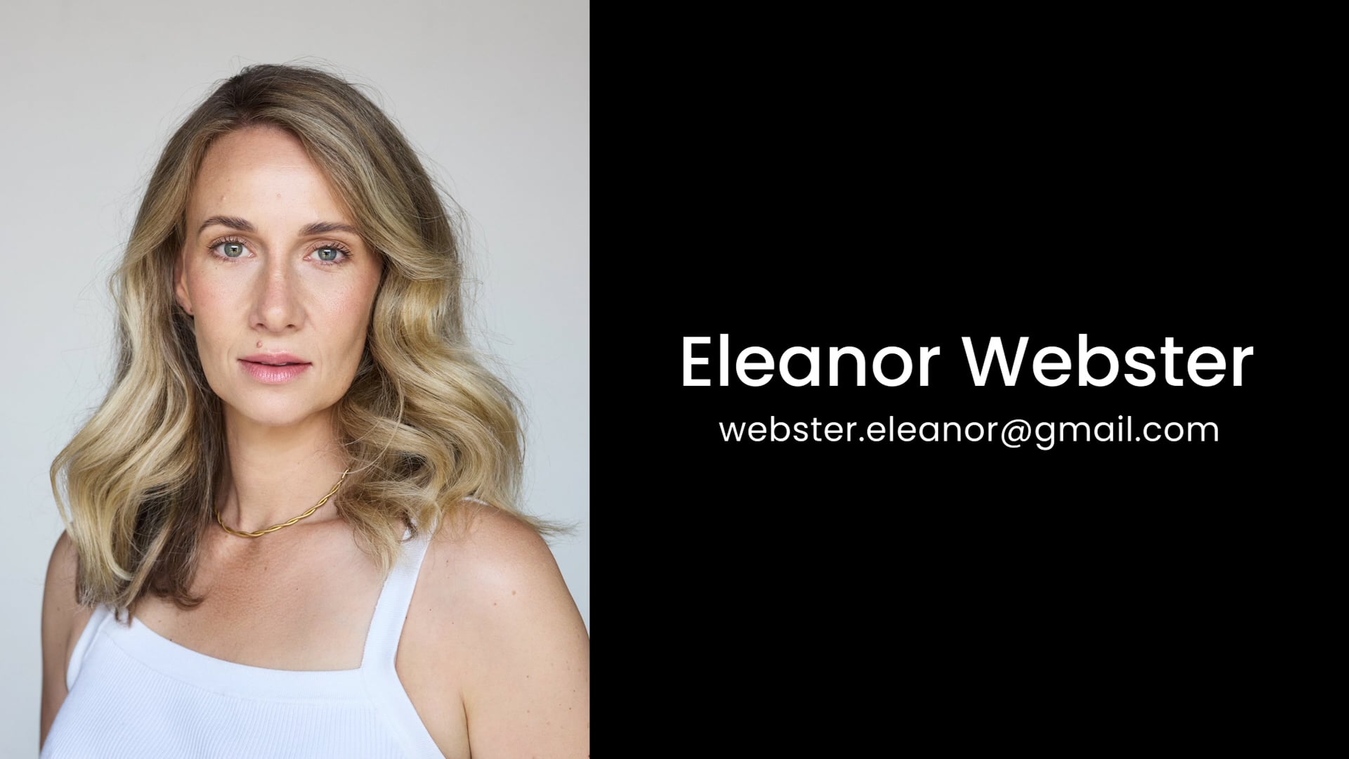 Eleanor Webster (Showreel) on Vimeo