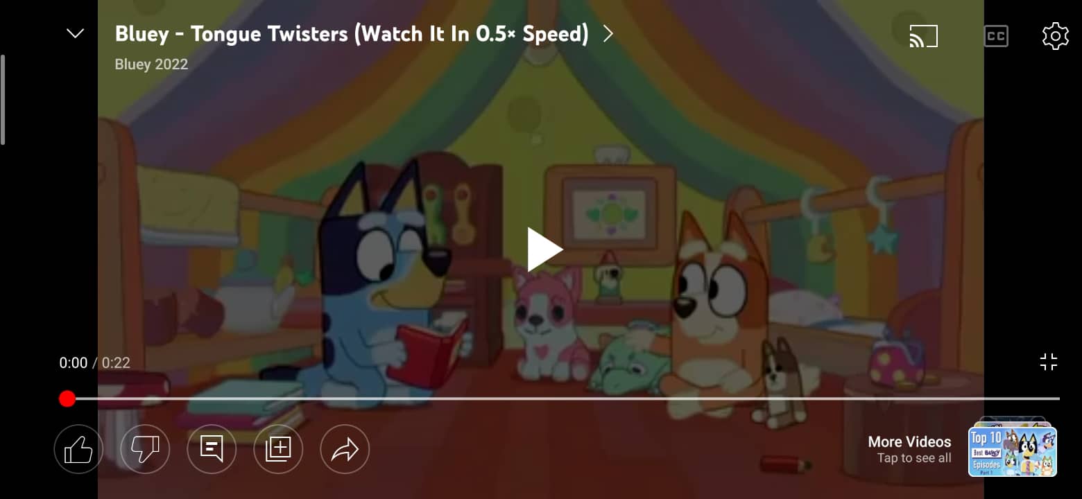 bluey tongue twisters on Vimeo