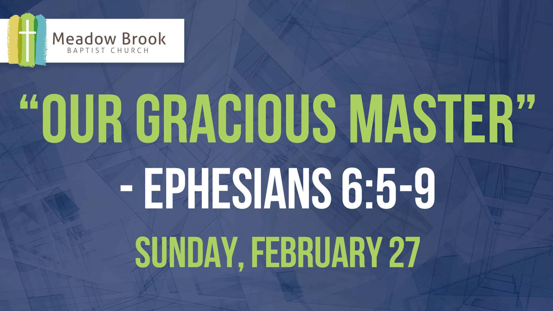 MBBC Our Gracious Master 3 6 2022.mp4 on Vimeo