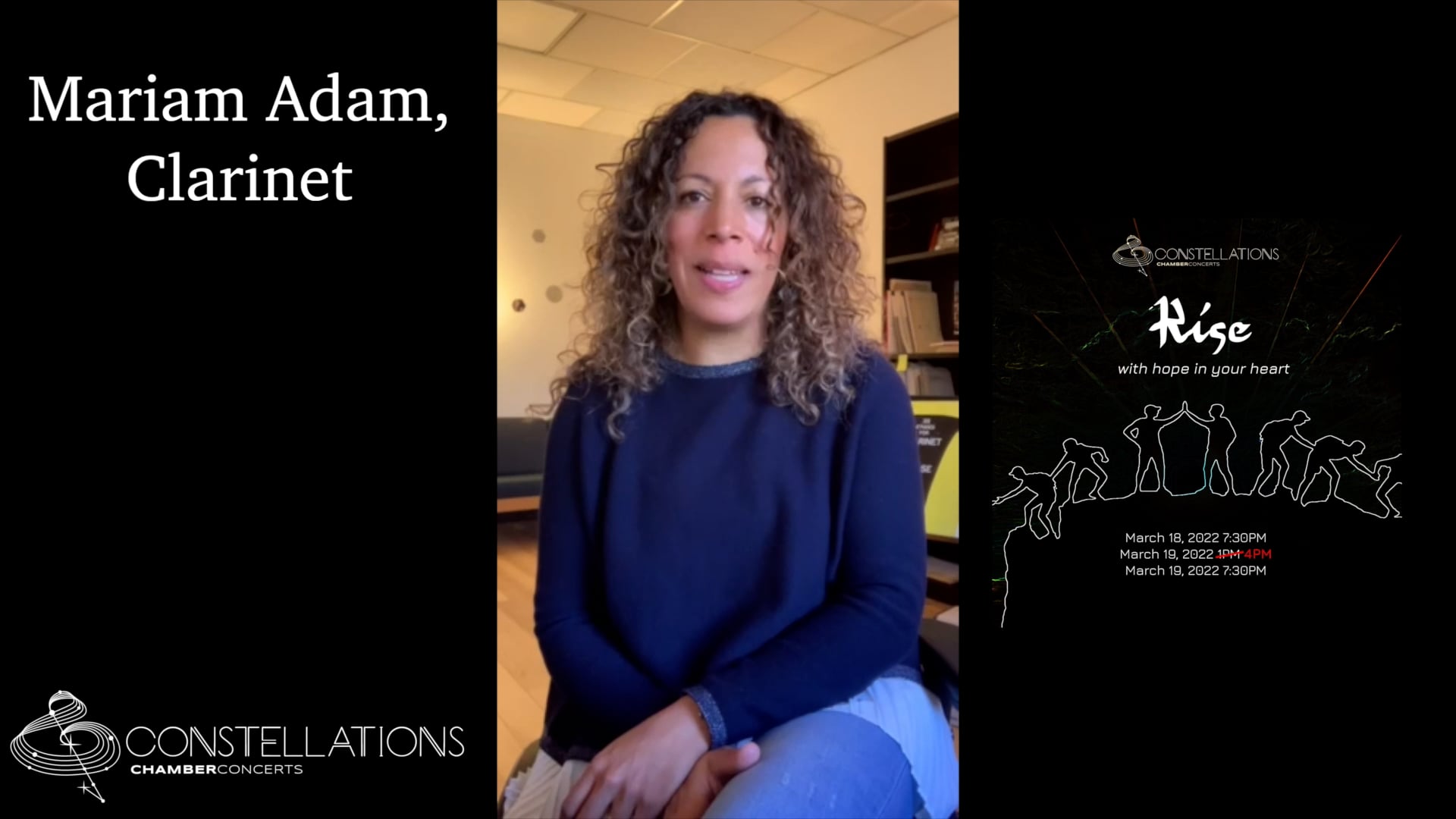 Mariam Adam @ Constellations on Vimeo