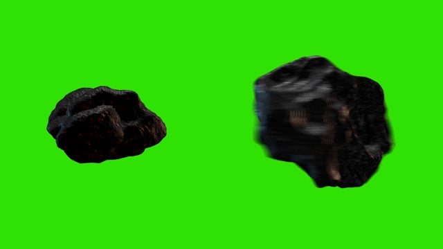 Asteroid, Planet, Green Screen. Free Stock Video - Pixabay