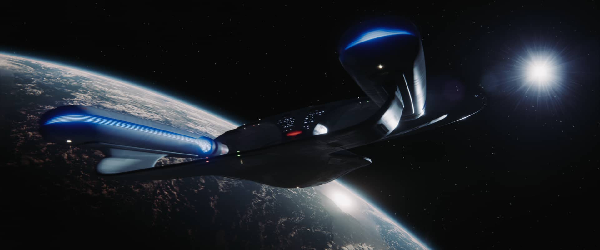 U.S.S. Enterprise 1701-D Over Veridian III on Vimeo
