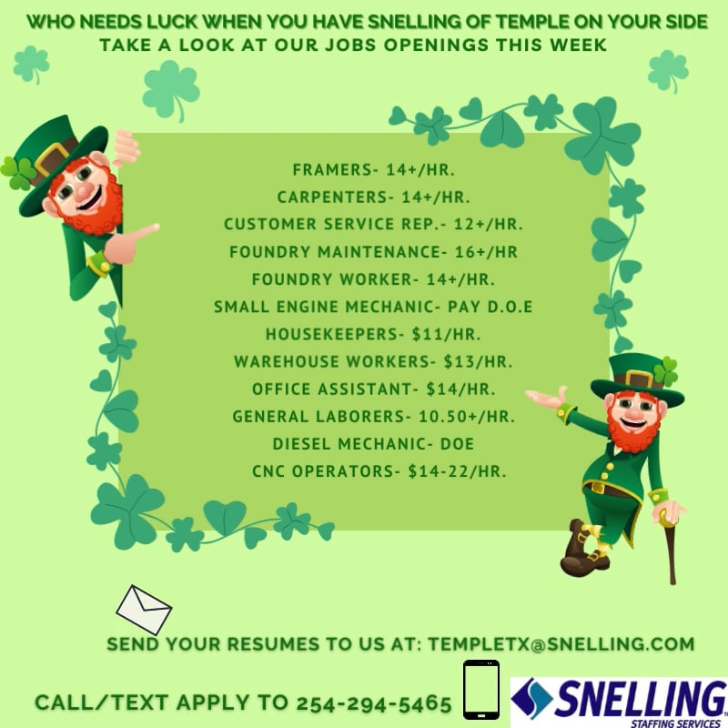 Temple Jobs Of The Week on Vimeo