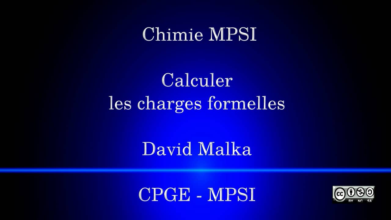 CH3-4 Schéma de Lewis : calcul des charges formelles on Vimeo