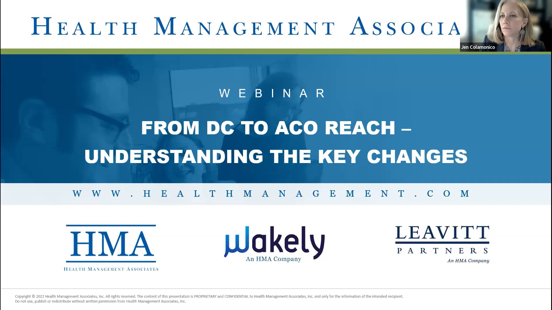 The ACO REACH Model - Opportunities to Advance Value on Vimeo
