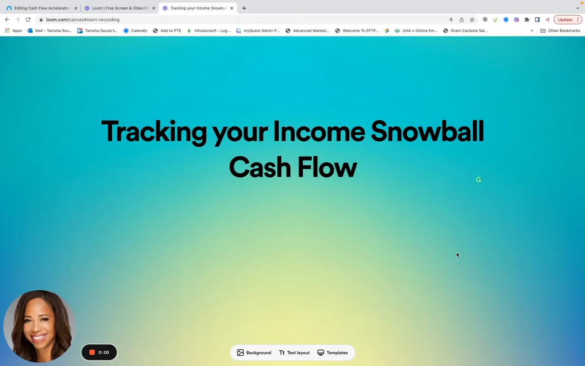 tracking your income snowball cash flow on Vimeo