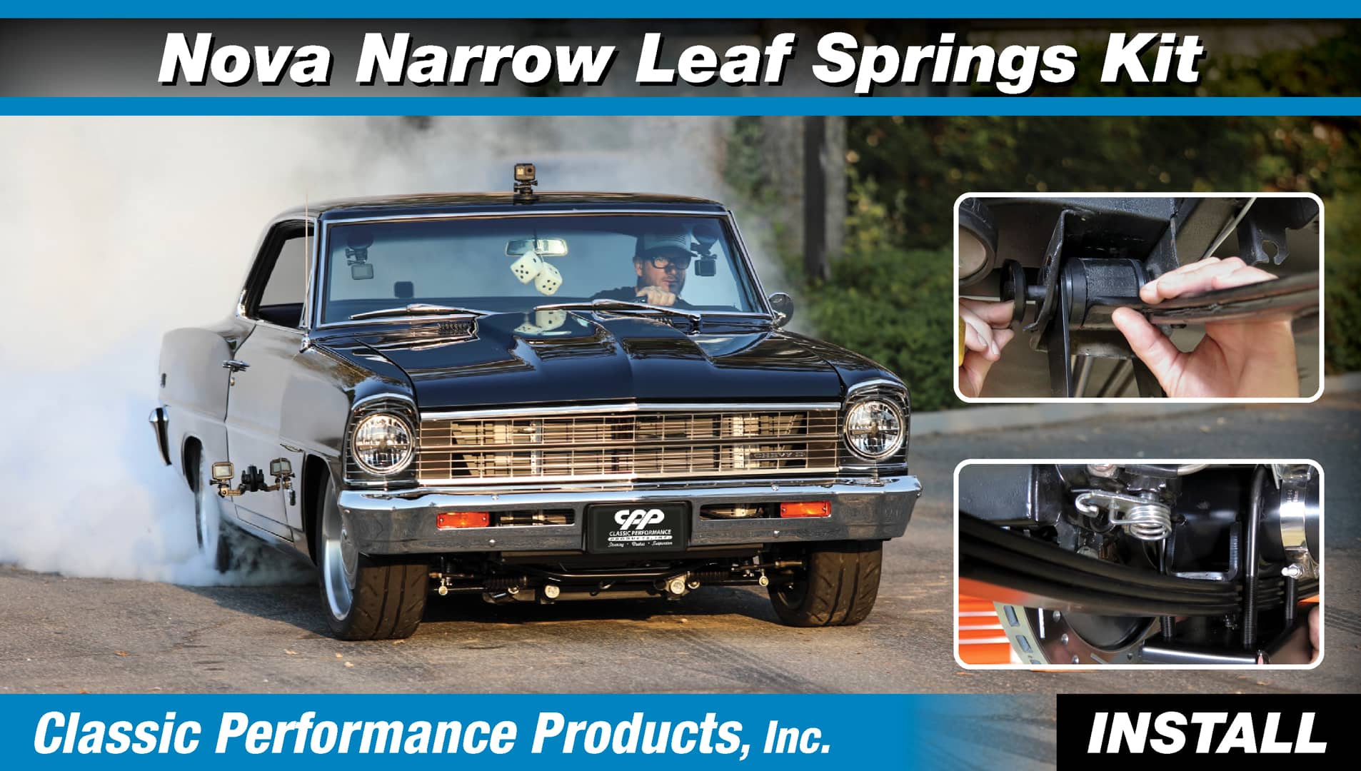 1962 to 1967 Nova - CPP Narrow Leaf Spring Kit Install on Vimeo
