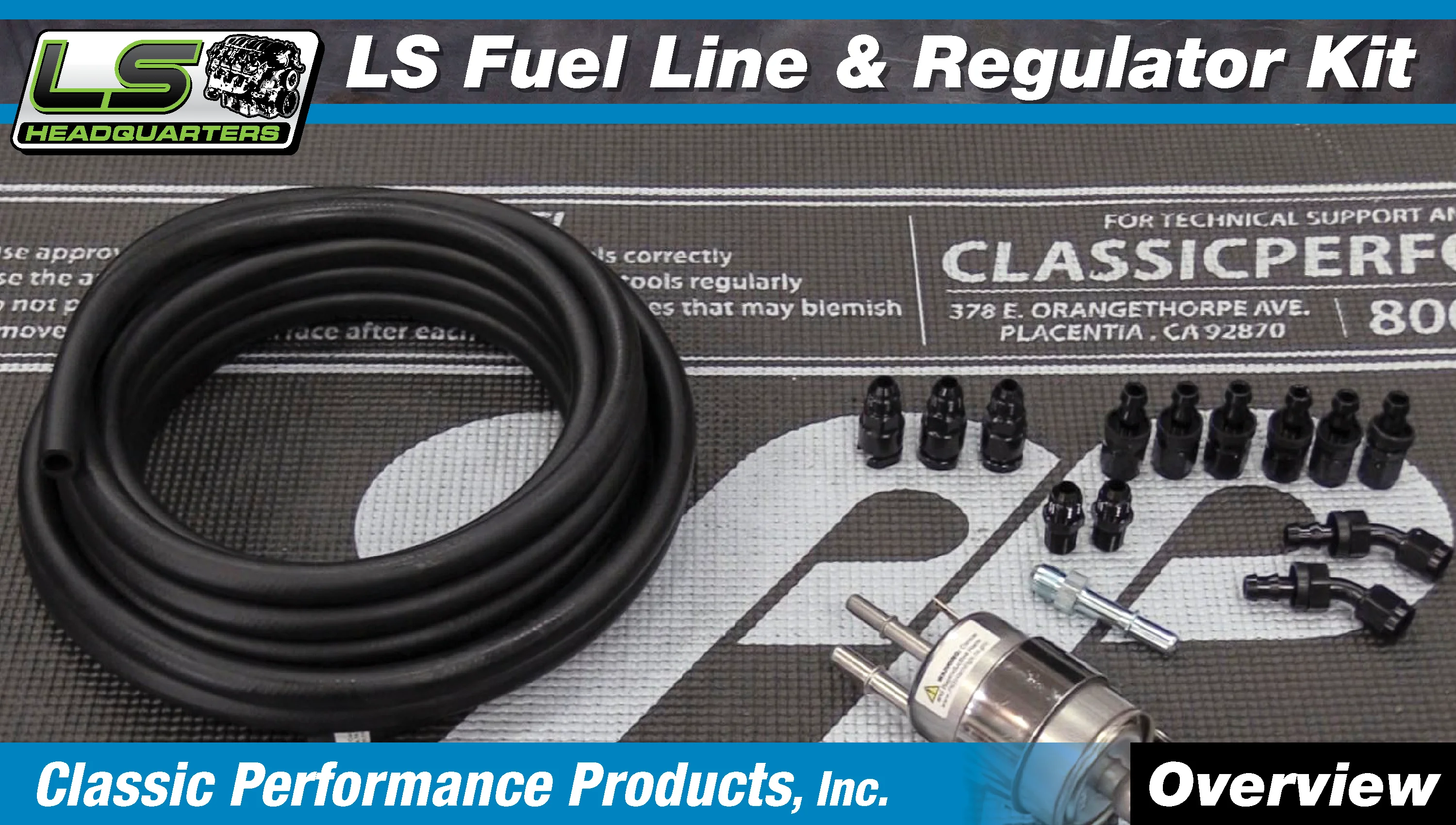CPP LS Fuel Line and Regulator Kit on Vimeo
