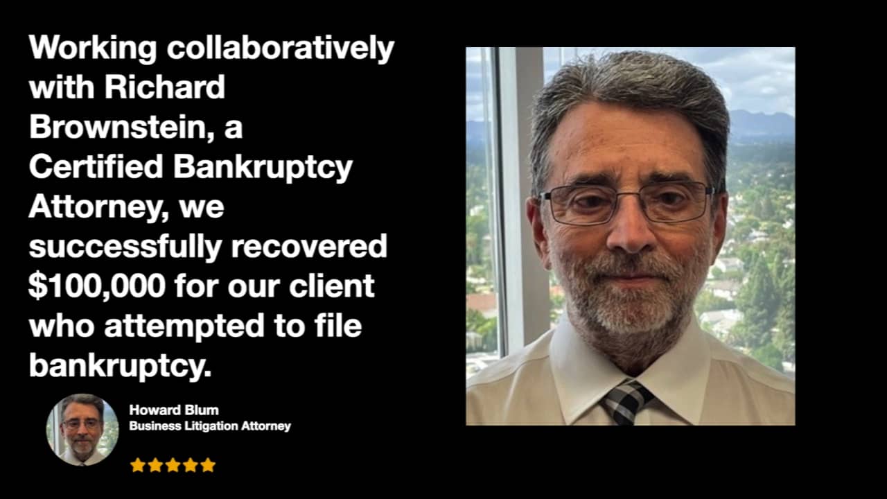 Howard Blum: Richard Brownstein Endorsement - on Vimeo