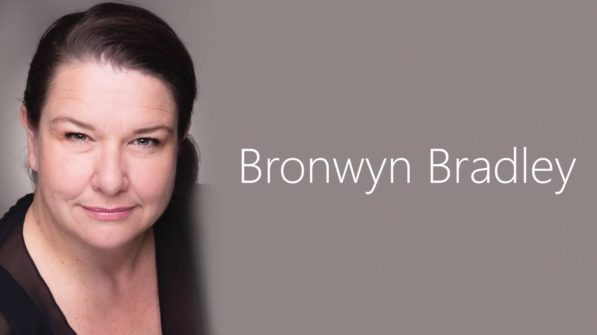 Bronwyn Bradley - Showreel on Vimeo