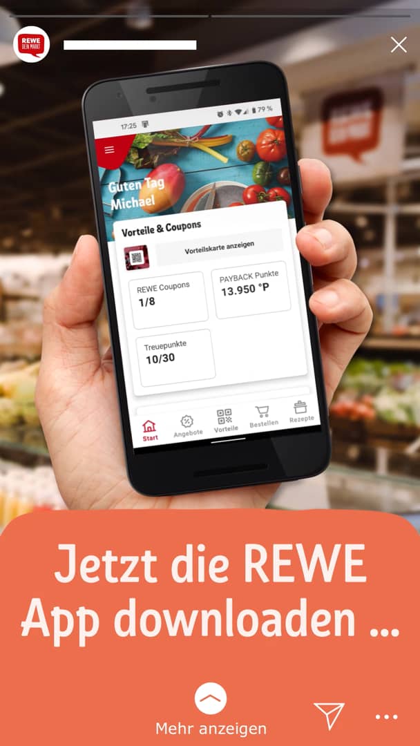 REWE App Couponing on Vimeo