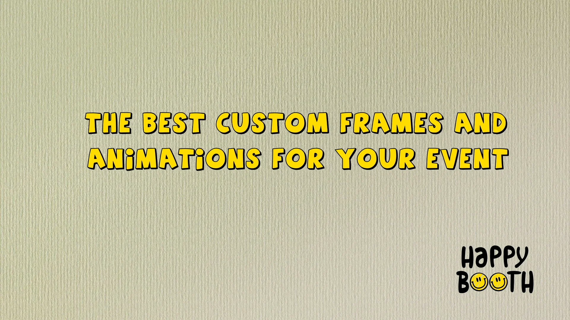 Custom frames on Vimeo