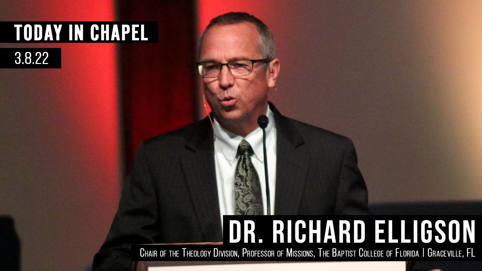 Chapel | Dr. Elligson | March 8, 2022 on Vimeo