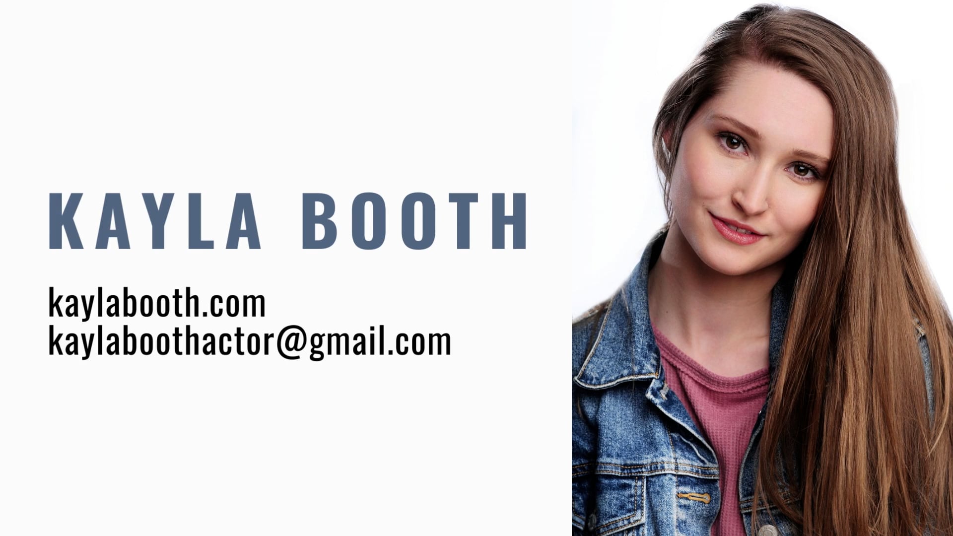 Kayla Booth Demo.mp4 on Vimeo