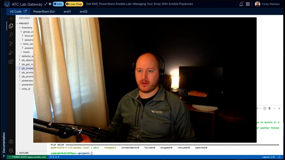 Dell EMC PowerStore Ansible Lab Overview - WWT Dell EMC PowerStore Ansible Lab Overview - WWT