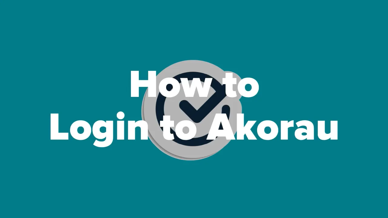 How to login to Akorau