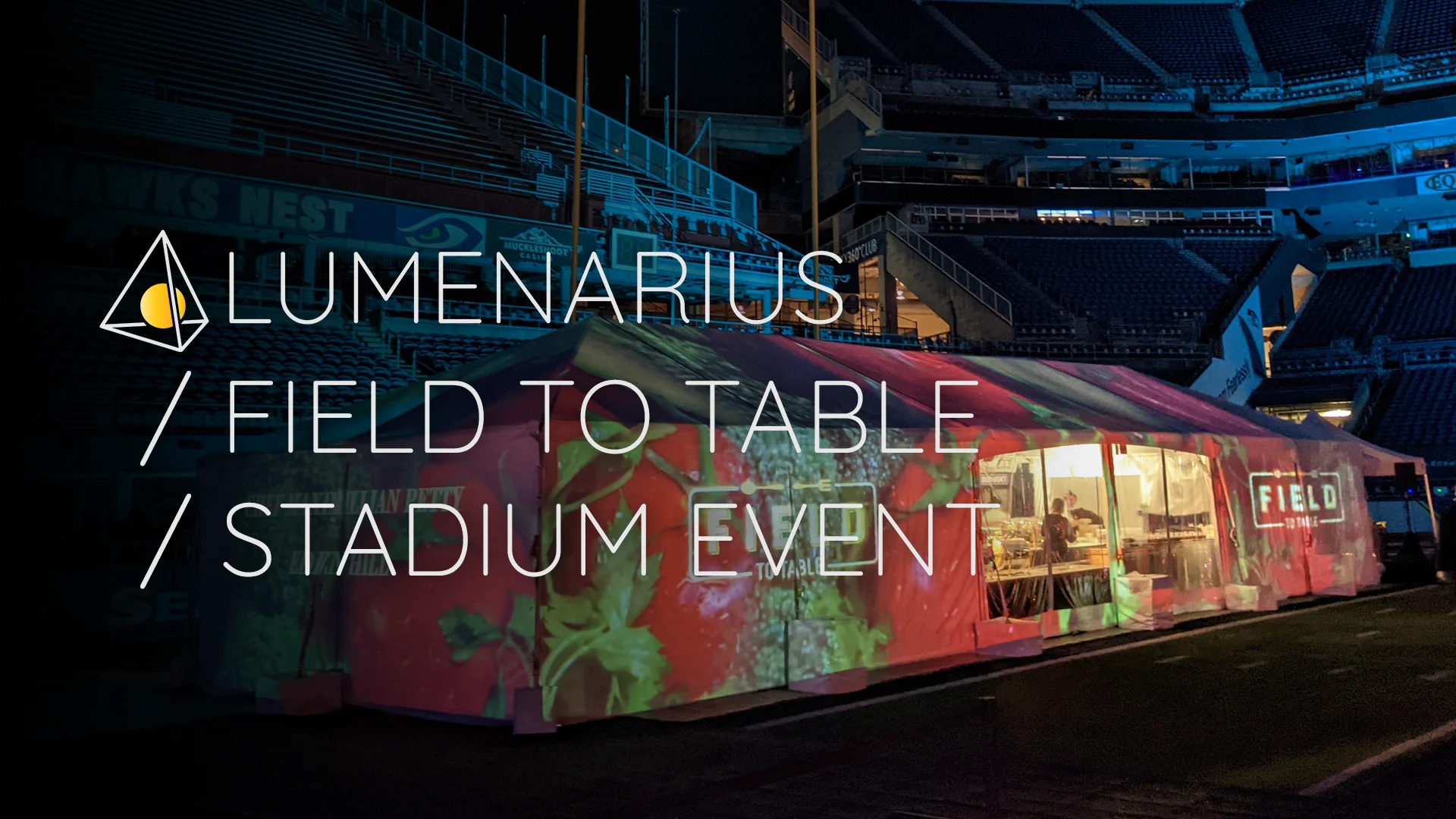 Field to Table Projection Mapping for Stadium Event on Vimeo
