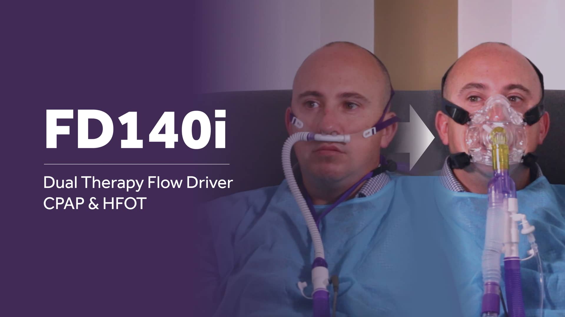 FD140i Dual Therapy Flow Driver - CPAP & HFOT on Vimeo