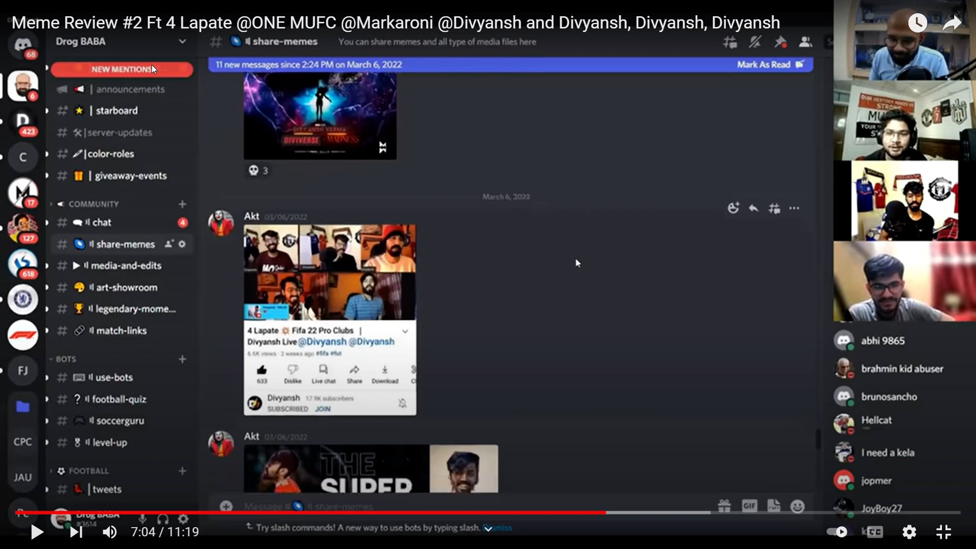 (1) Meme Review #2 Ft 4 Lapate @ONE MUFC @Markaroni @Divyansh and ...