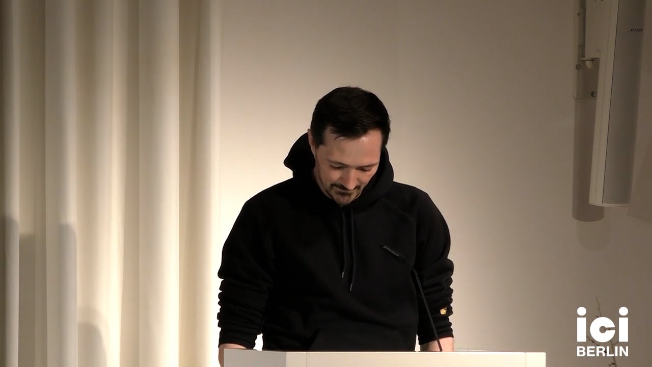 Hannah Proctor - ICI Berlin