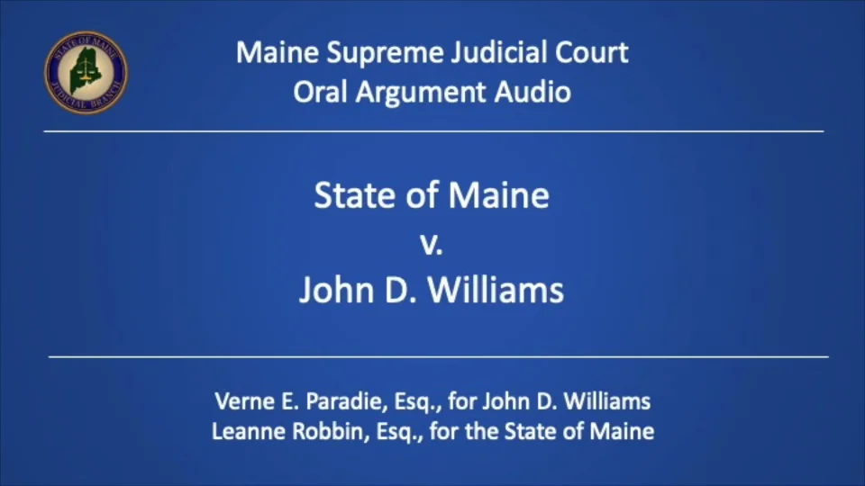 State v. Williams on Vimeo